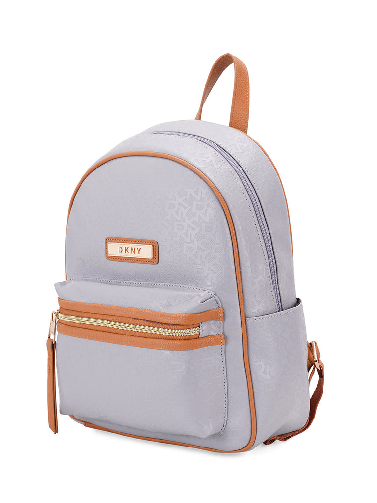 DKNY AUTOGRAPH Range Storm Grey Color Soft Case PVC One Size Backpack ...