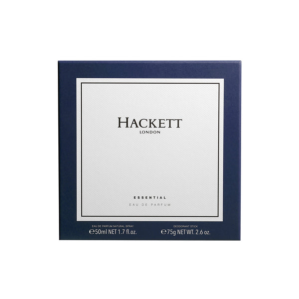HACKETT ESSENTIAL Gift Set Eau de Parfum 50ml + Deodorant Stick 75ml ...